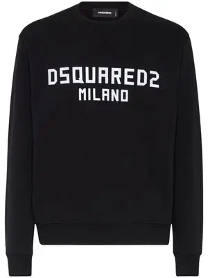 Dsquared2 Cotton Sweatshirt - Black