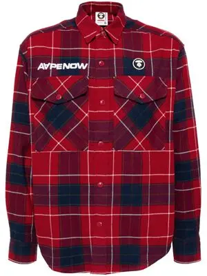 AAPE BY *A BATHING APE® Checked Shirt