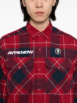 AAPE BY *A BATHING APE® Checked Shirt