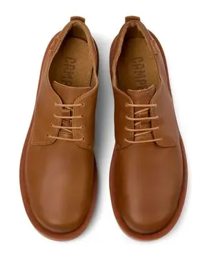 Camper Wagon Derby Shoes - Brown