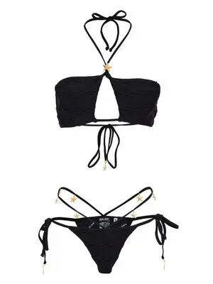 AMIR SLAMA Starfish-charms Bikini - Black