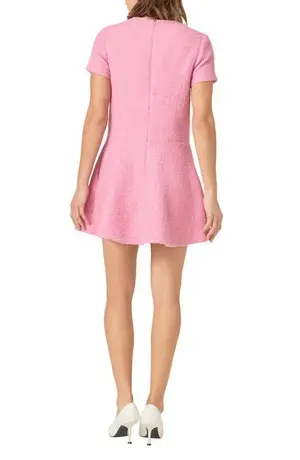 Endless Rose Tweed A-line Mini Dress