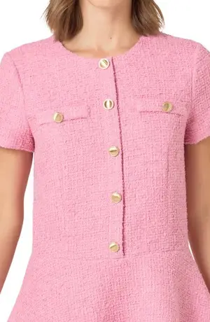 Endless Rose Tweed A-line Mini Dress