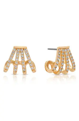 Ettika Ettika Angel Wings Drop Earrings Gold