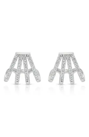 Ettika Angel Wings Drop Earrings - Silver