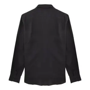 Vilebrequin Linen Solid Shirt - Noir