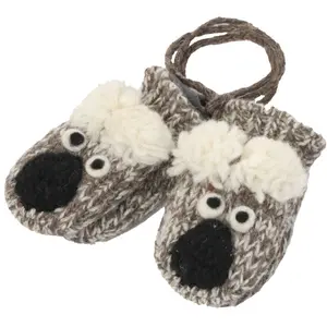 NIRVANNA DESIGNS Koala Mittens - Grey
