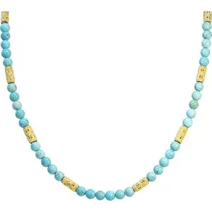 Armenta Magnesite Beaded Necklace - Turquoise