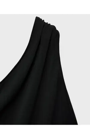 Mango Asymmetric Drape Maxi Dress