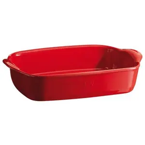 EMILE HENRY Small Rectangle Baking Dish Ultime - Burgundy