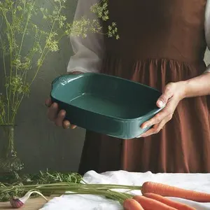 EMILE HENRY Small Rectangle Baking Dish Ultime - Cedar