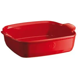 EMILE HENRY Square Baking Dish Ultime - Burgundy