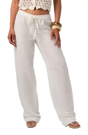 Calypso St. Barth Bianca Printed Pants - White