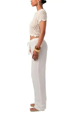 Calypso St. Barth Bianca Printed Pants - White
