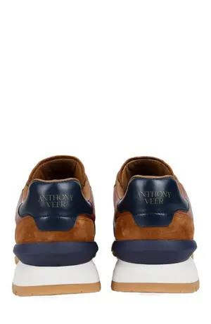 ANTHONY VEER Edward Runner Sneakers - Cognac Navy