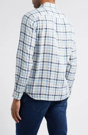Vineyard Vines Slub Linen Button-down Shirt