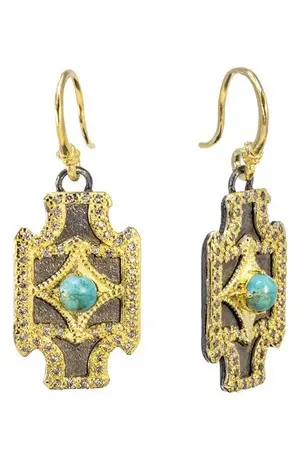 Armenta Drop Earrings - Turquoise