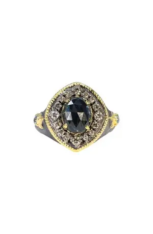 Armenta London Topaz Statement Ring - Blue