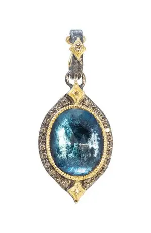 Armenta London Topaz And Diamond Enhancer - Blue