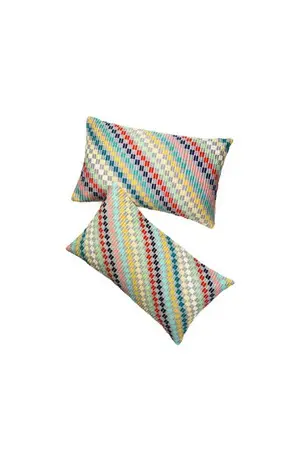 ARCHIVE NEW YORK Nahuala Iv Handwoven Cotton Brocade Throw Pillow