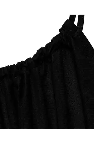 Mango Tie Strap Shift Mini Dress