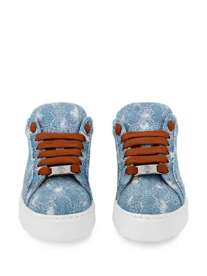 Philipp Plein Monogram Strass Sneakers