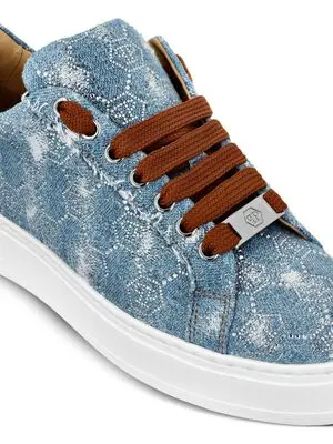 Philipp Plein Monogram Strass Sneakers