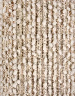 Anaya Natural Boucle Handwoven Oversized Stool