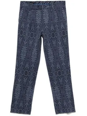 Etro Patterned Jacquard Trousers