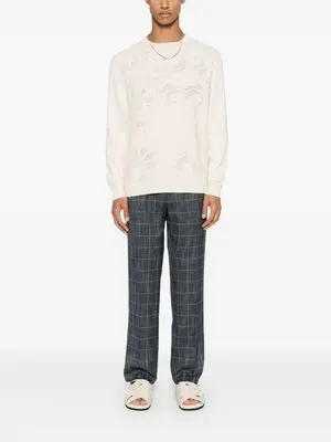 Etro Patterned Jacquard Sweater - Neutrals