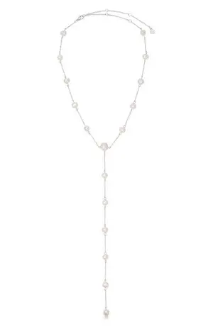 Ettika Dripping Freshwater Pearl Y-necklace