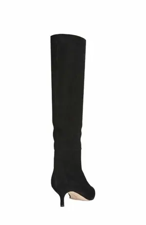 NEIL J. RODGERS Eva Slouch Boots - Black Suede