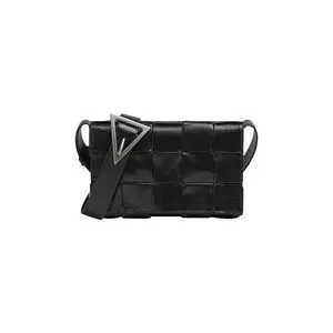Bottega Veneta Paper Calf Mini Cassette Bag - Black