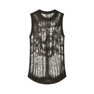 Rick Owens Spider Tank Sweater 'dark Dust - Copper