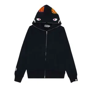 A BATHING APE Shark Full Zip Hoodie - Black