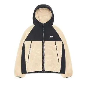 StÜssy Sherpa Paneled Jacket - Tan