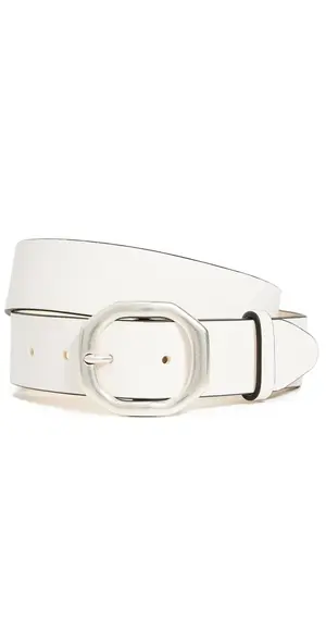 Rag & Bone Rag & Bone Audrey Leather Belt Antqwht