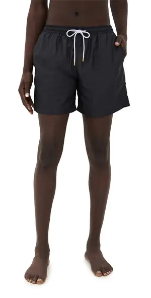 ANCORA The Deco Basic Swim Trunks 5.5 - Black