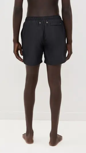 ANCORA The Deco Basic Swim Trunks 5.5 - Black