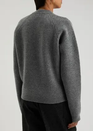 TOTEME Wool-blend Cardigan - Grey