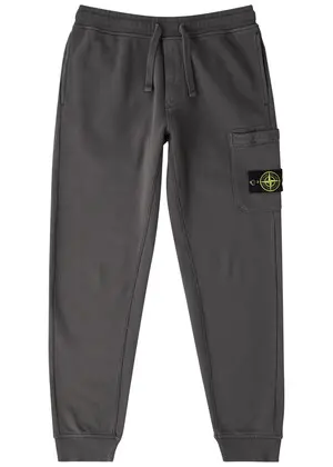 Stone Island Logo Cotton Sweatpants