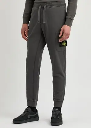 Stone Island Logo Cotton Sweatpants