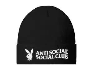 ANTI SOCIAL SOCIAL CLUB X Playboy Read It Beanie - Black