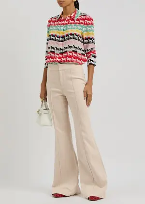 Alice + Olivia Flared-leg Jeans