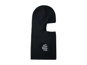 ANTI SOCIAL SOCIAL CLUB X Undefeated Balaclava - Black