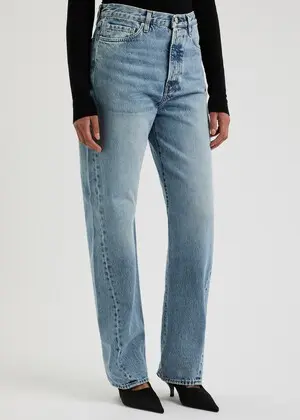 TOTEME Twisted Seam Straight-leg Jeans - Denim