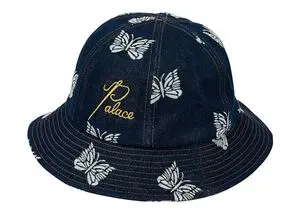 PALACE X Needles Denim Bucket Hat - Indigo