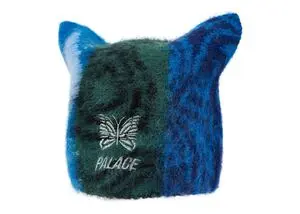 PALACE X Needles Hairy Square Beanie - Multi Fabric