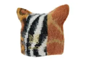 PALACE X Needles Hairy Square Beanie - Multi Animal Print