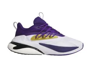 Adidas Alphaboost V2 University Of Washington Sneakers - Team College Purple/gold Metallic/cloud White